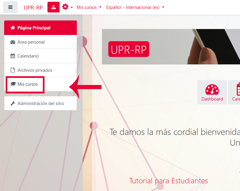 Dónde encontrar mis cursos en Moodle – UPRRP En Línea